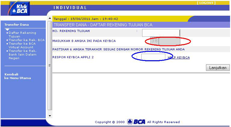 Tutorial Transfer KEY BCA dengan Internet Banking ~ Ilmu Pengetahuan ...