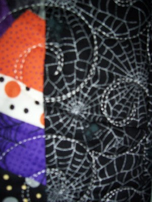 Quilting on Main Street: Cobwebs: String-Pieced Spiderweb Quilt