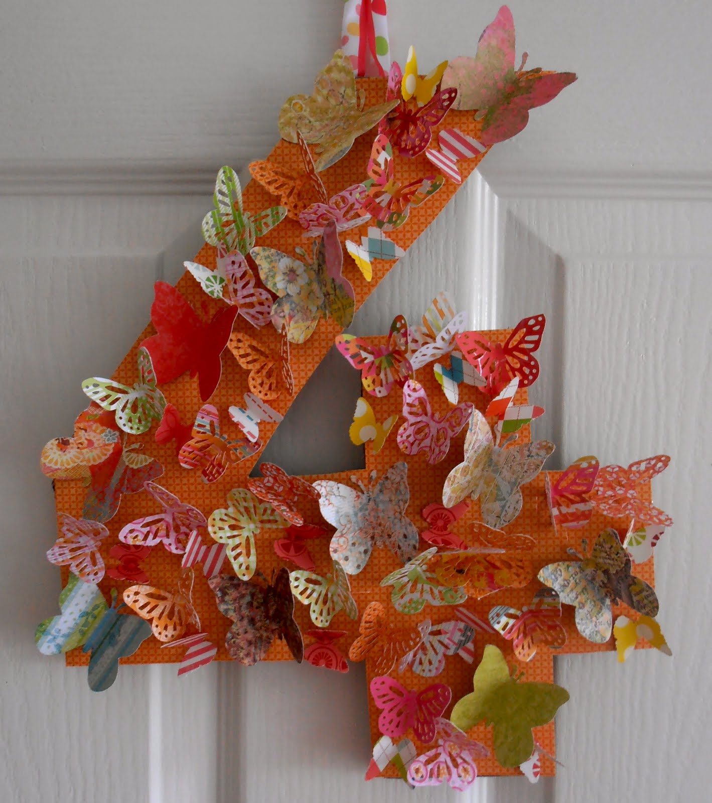 Giggleberry Creations!: Butterfly Party - Number Wreath!
