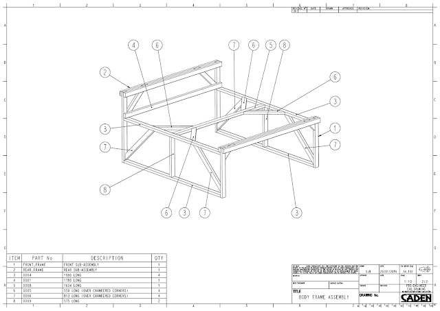 Stu's AK427 Build: Body support frame