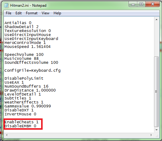 Hitman 2: Silent Assassin Cheats, and Codes