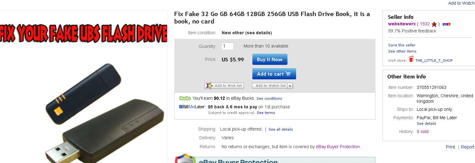 Test & Fix Fake Flash Drives