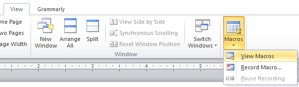 Mail Merge and Macro