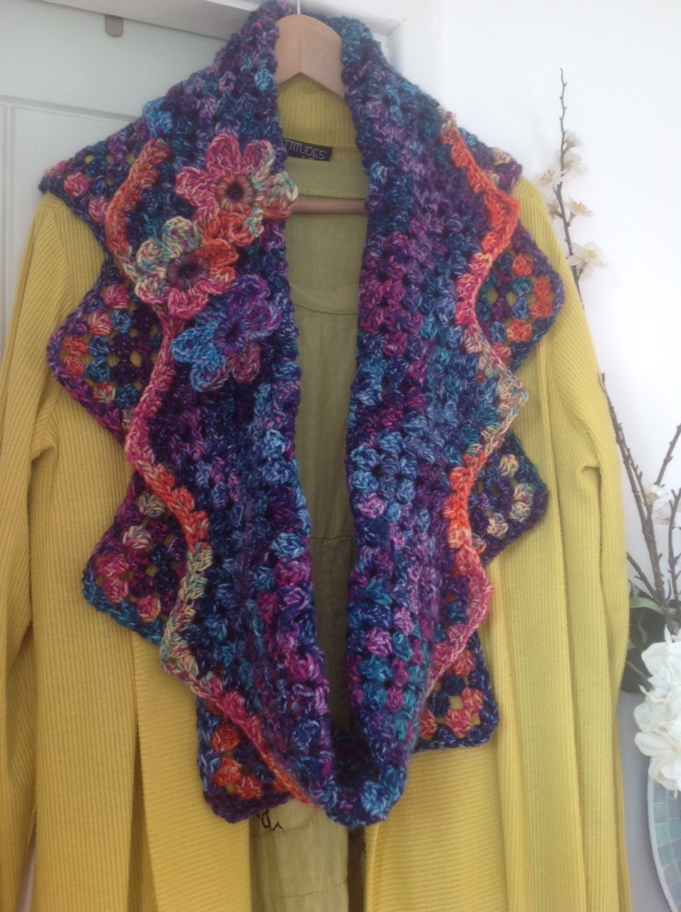 Susan Pinner: PATTERN: GRANNY RIPPLE DOUBLE COWL