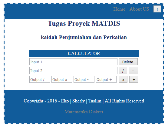 Cara membuat kalkulator berbasis web ~ zonakode.com