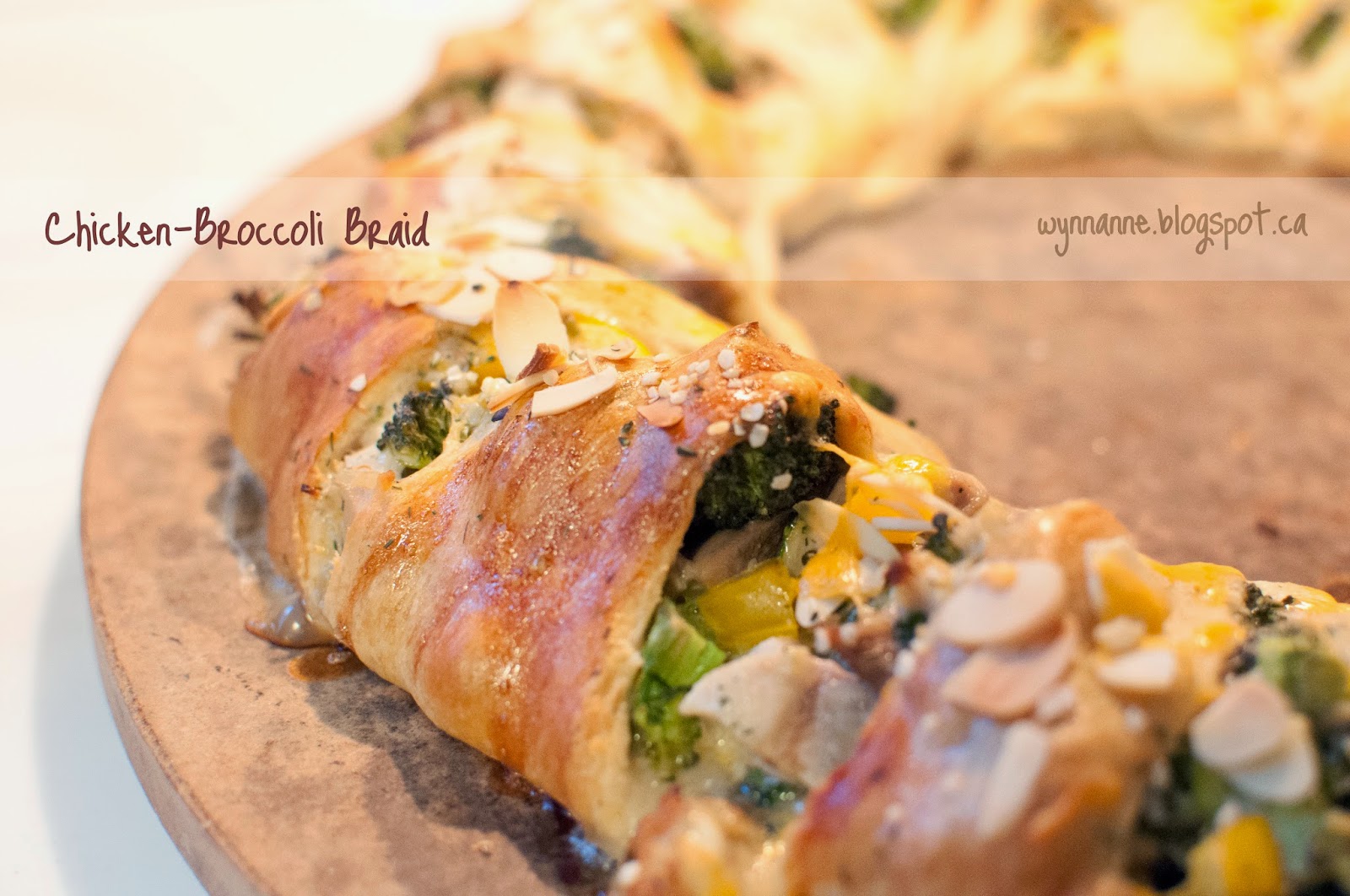 Wynn Anne's Meanderings: Nom nom, chicken-broccoli braid!