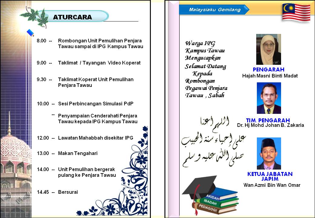 JABATAN PENDIDIKAN ISLAM & MORAL ( IPG-Kampus Tawau ): Profil Pensyarah