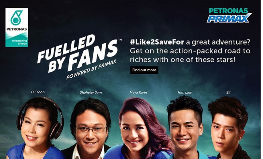 Petronas's campaign "Fuel by Fans" win RM100,000 started on October 14 ...