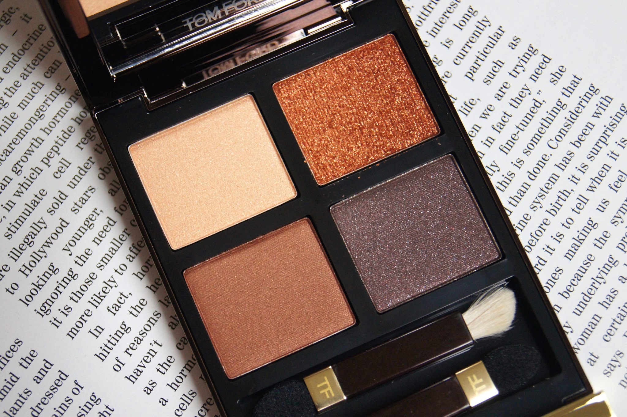 Tom Ford Cognac Sable Eye Color Quad Review + Swatches ...