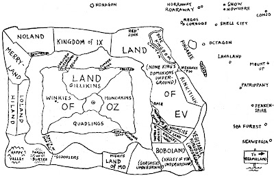 Hungry Tiger Talk: Map of Oz Monday - Origins of the Oz Club Maps