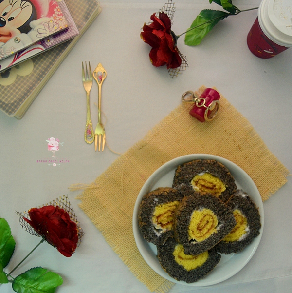 Bolu Gulung 2 in 1 | Dapur Comel Selma