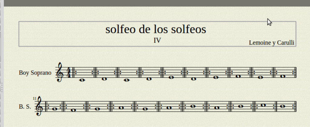 Educación Musical: SOLFEO, SOLFEO Y MÁS SOLFEO!