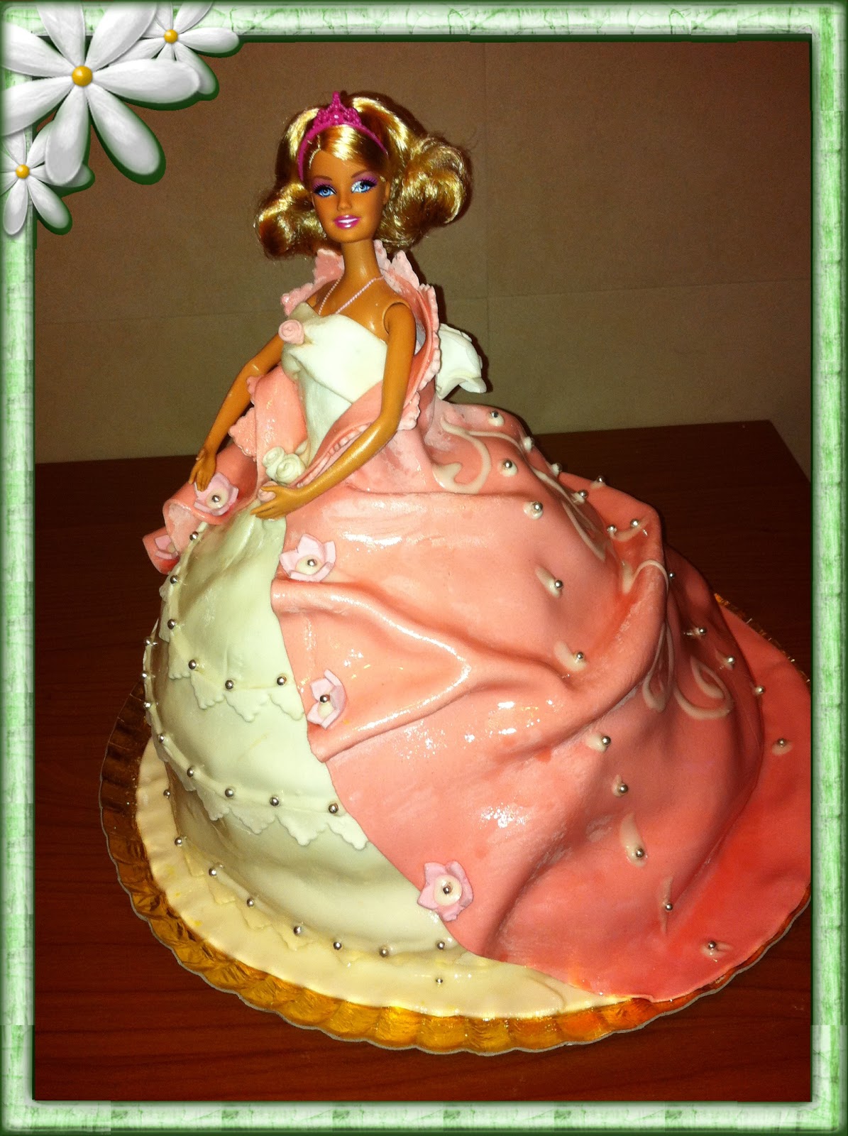 LE MADRINE DELLE TORTE: TORTA BARBIE PRINCIPESSA DEI FIORI