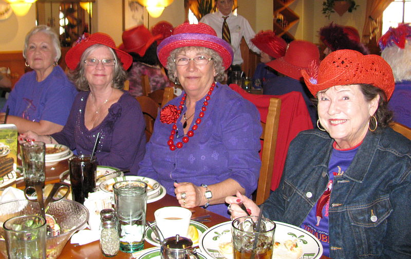 Carla's blog: Red Hat Luncheon, Book Signing, Opal's Husband