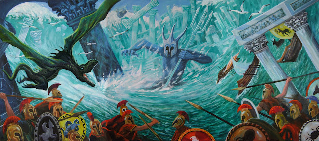Brian McElligott's Art Blog: The Fall of Atlantis, Part 3