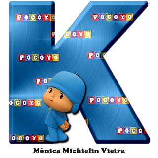 Letras de Pocoyo. Pocoyo Letters. - Oh my Alfabetos!