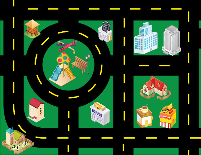 Printable Toy Car Road Map | Between 3 SistersBetween 3 Sisters