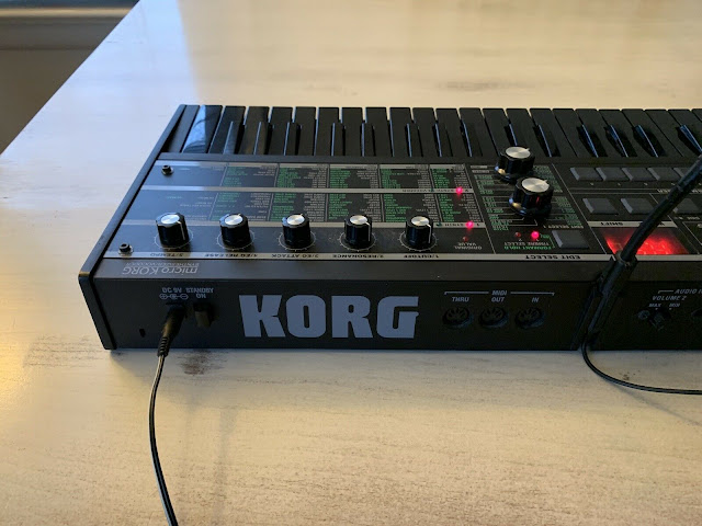 MATRIXSYNTH: Korg MicroKORG Synthesizer Vocoder Limited Edition BLACK