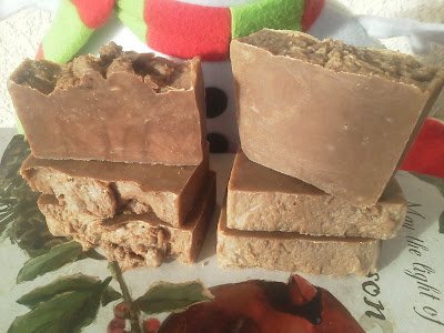 Natures Home Spa: Green Tea Soap Recipe: Hot process that looks like cold.