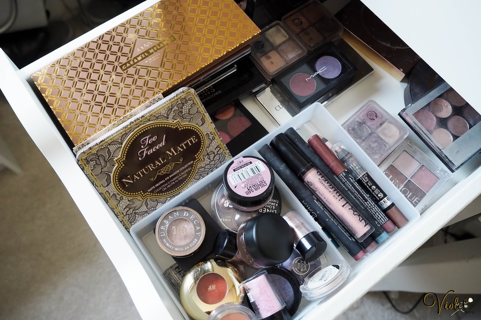 My makeup storage. - The Violet Blonde