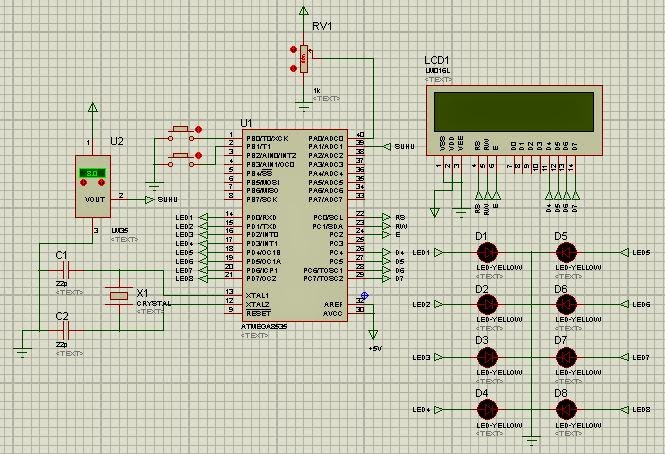 Robotic,Electronic and Program: Sensor SUHU LM35 Menggunakan Mikrokontroller ATmega8535