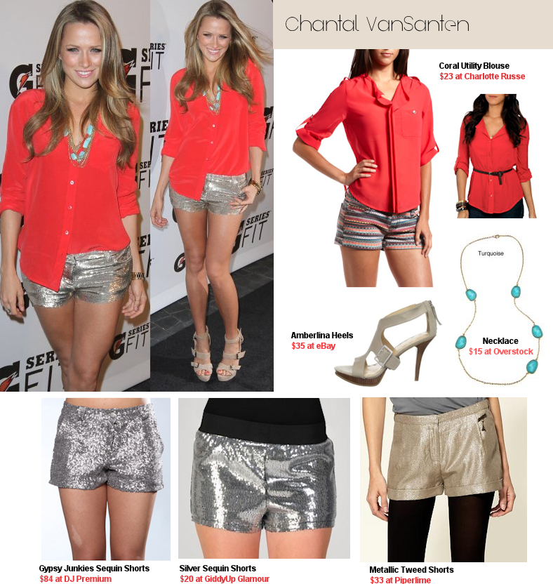 How to wear metallic shorts... ~ Shine Fuse
