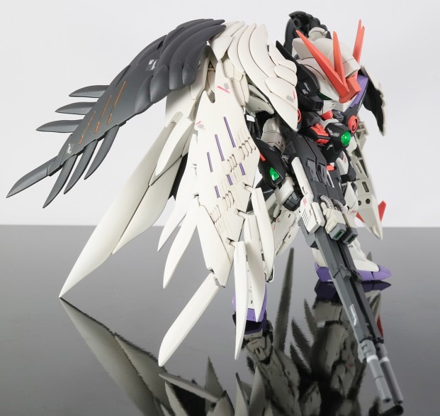 Custom Build: RG x SD Wing Gundam Zero Custom EW