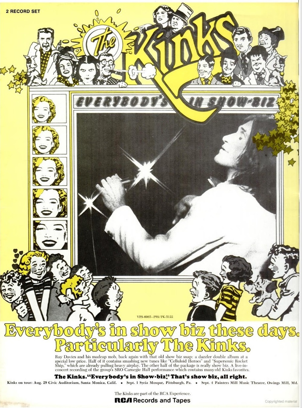 Rock & Roll Newspaper Press History: The Kinks - "Everybody's In Show ...