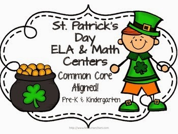 St. Patrick's Day ELA & Math Centers | Mrs. Limar's Stars!