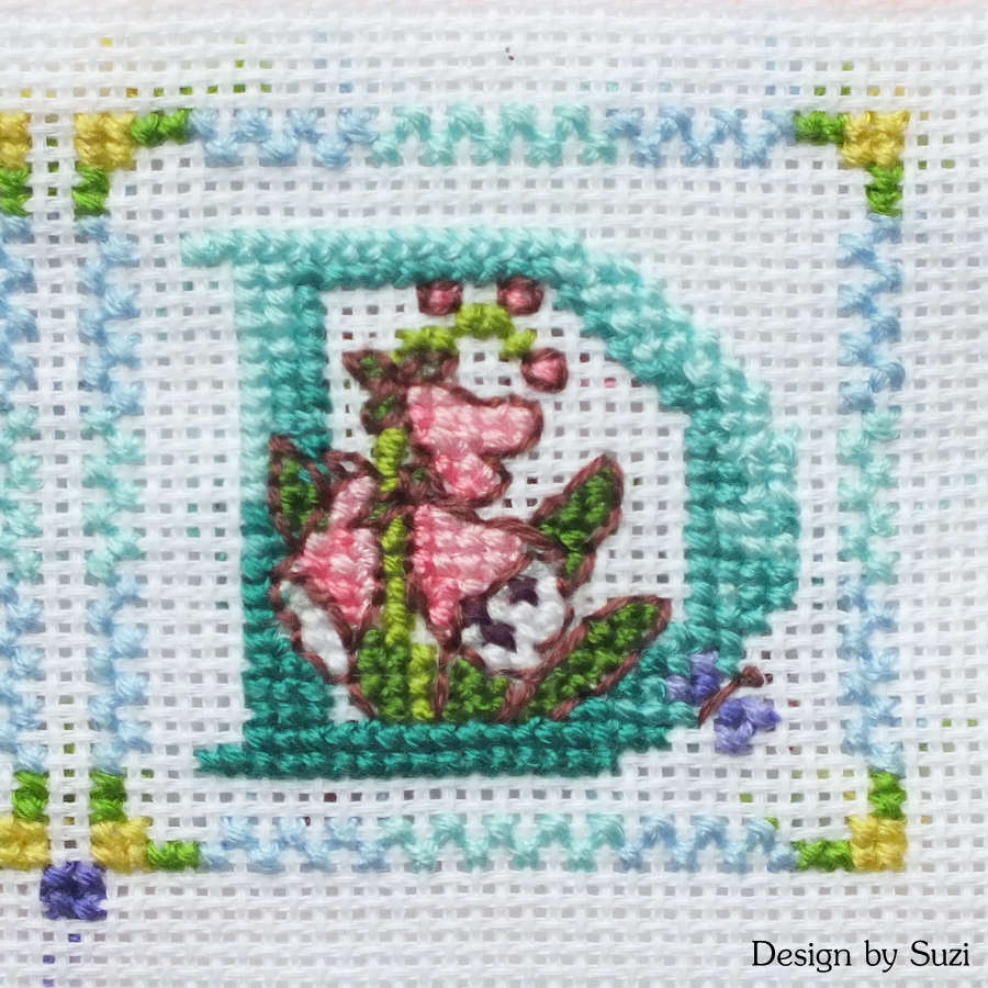 A, B, C, D (Lesley Teare´s ABC Sampler Mystery SAL) - Design by Suzi