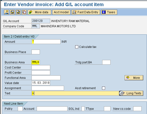 SAP - FICO MODULE LEARNING: Purchase Invoice Posting