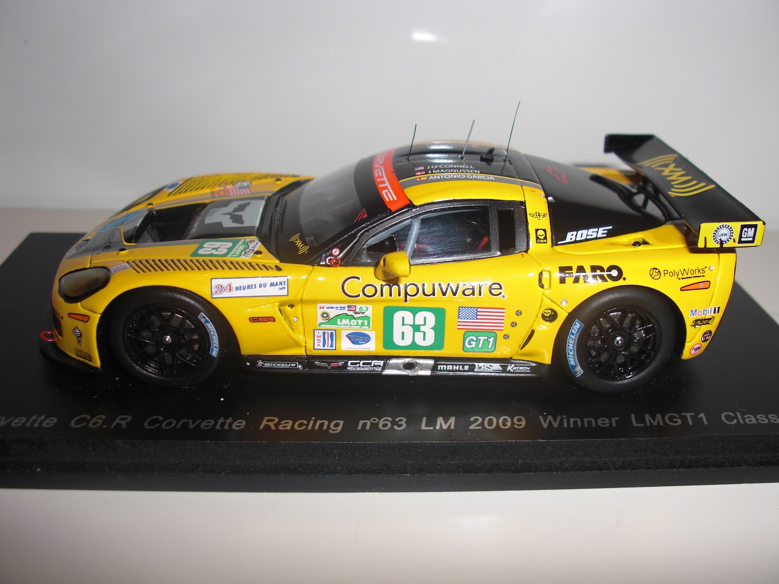 24 Heures du Mans: Chevrolet Corvette C6.R Corvette Racing #63 LM 2009 ...