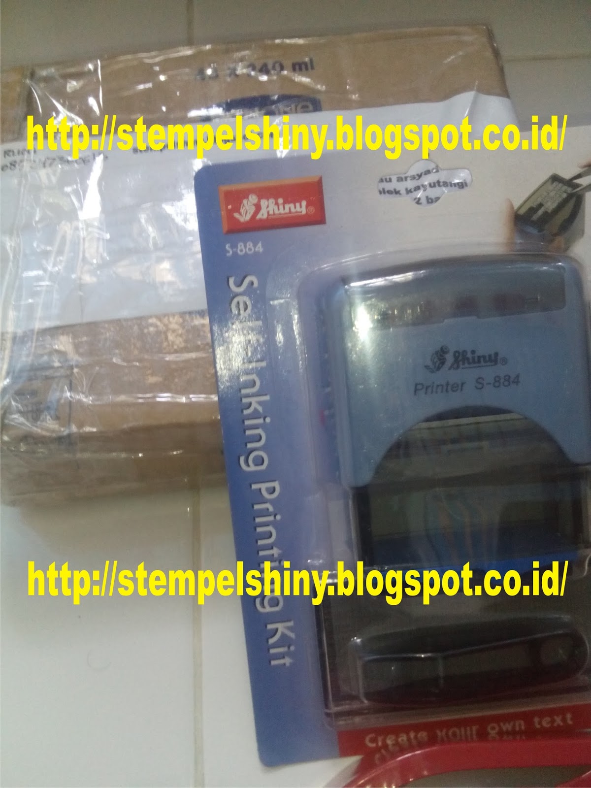 stempel shiny : stempel banjamasin balikpapan samarinda
