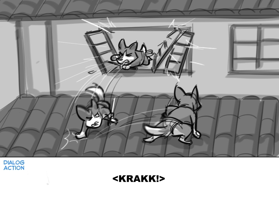 JOONKI PARK'S STORYBOARD PORTFOLIO: Ninja Corgi