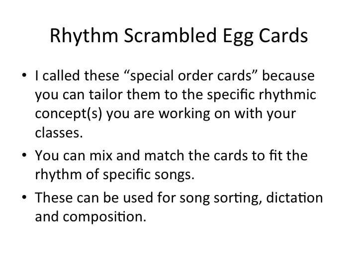 Scrambled Eggs - Music a la Abbott - Amy Abbott - Kodály Inspired Blog ...