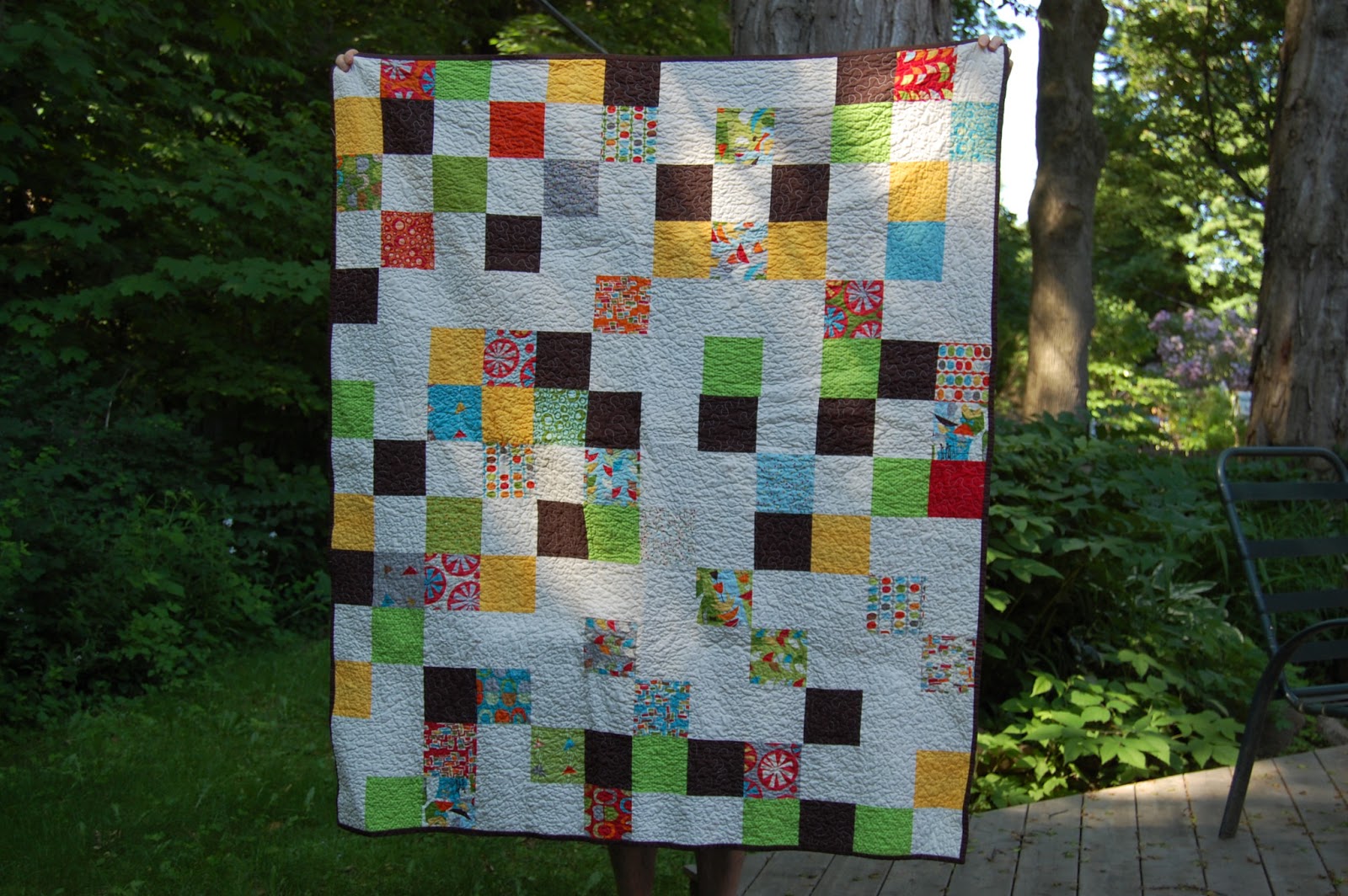 The Daley Quilter: Scattered Squares - Finished!