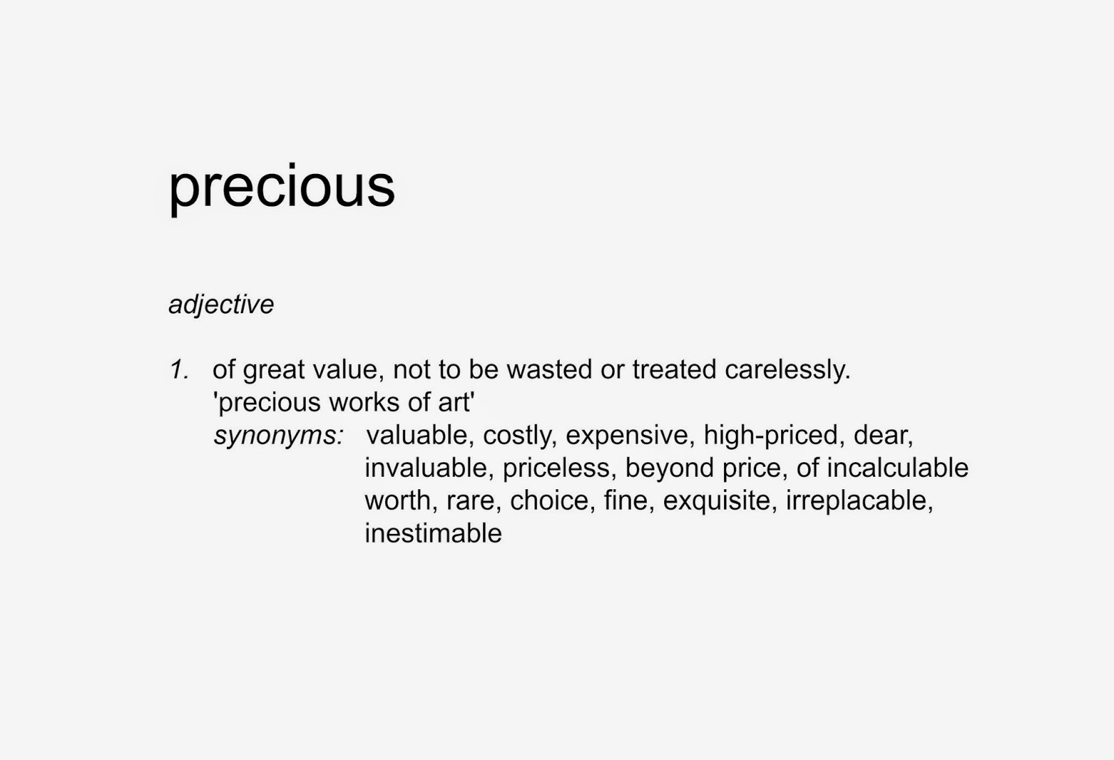 precious things | the linen cloud