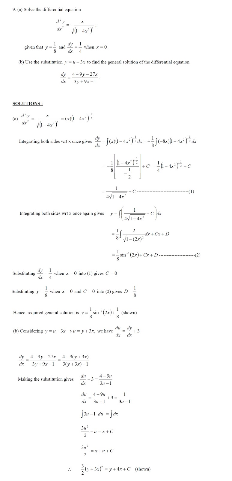 H2 Maths Tuition By White Group Mathematics