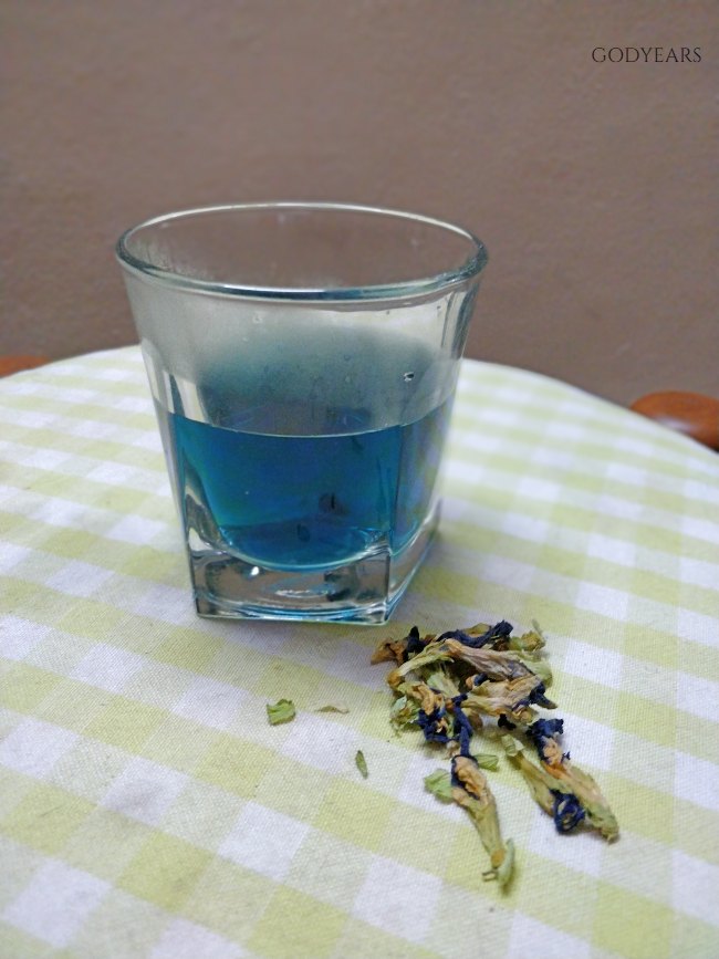 Have you tried out Blue tea? yes, Blue tea! #WriteBravely