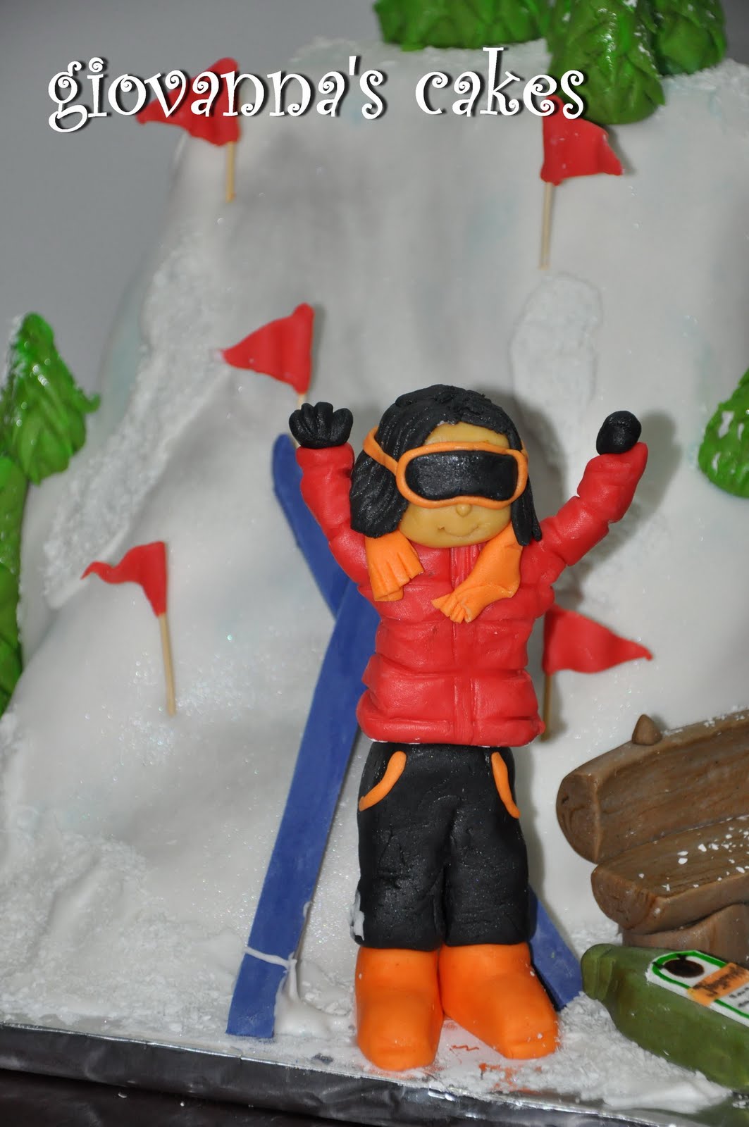 giovanna's cakes: Skiing cake