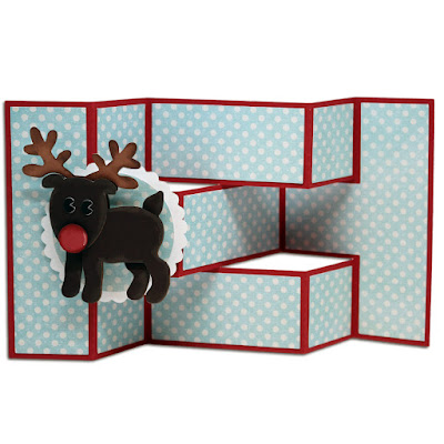 Holiday Tri-Shutter Cards | Bits of Paper