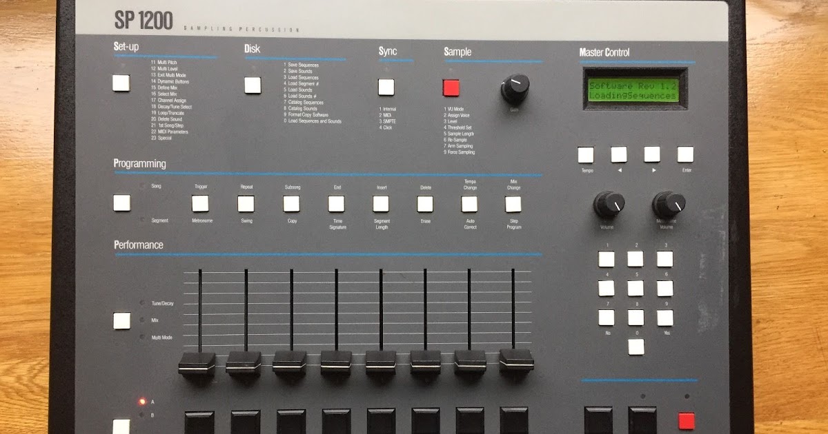 MATRIXSYNTH: Emu SP-1200 Sampling Drum Machine SN 109604285