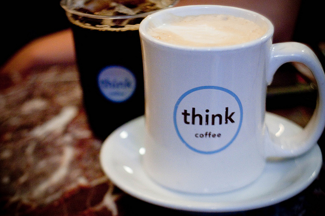 The Hopeful Traveler: Stop, Drink and Enjoy at Think Coffee