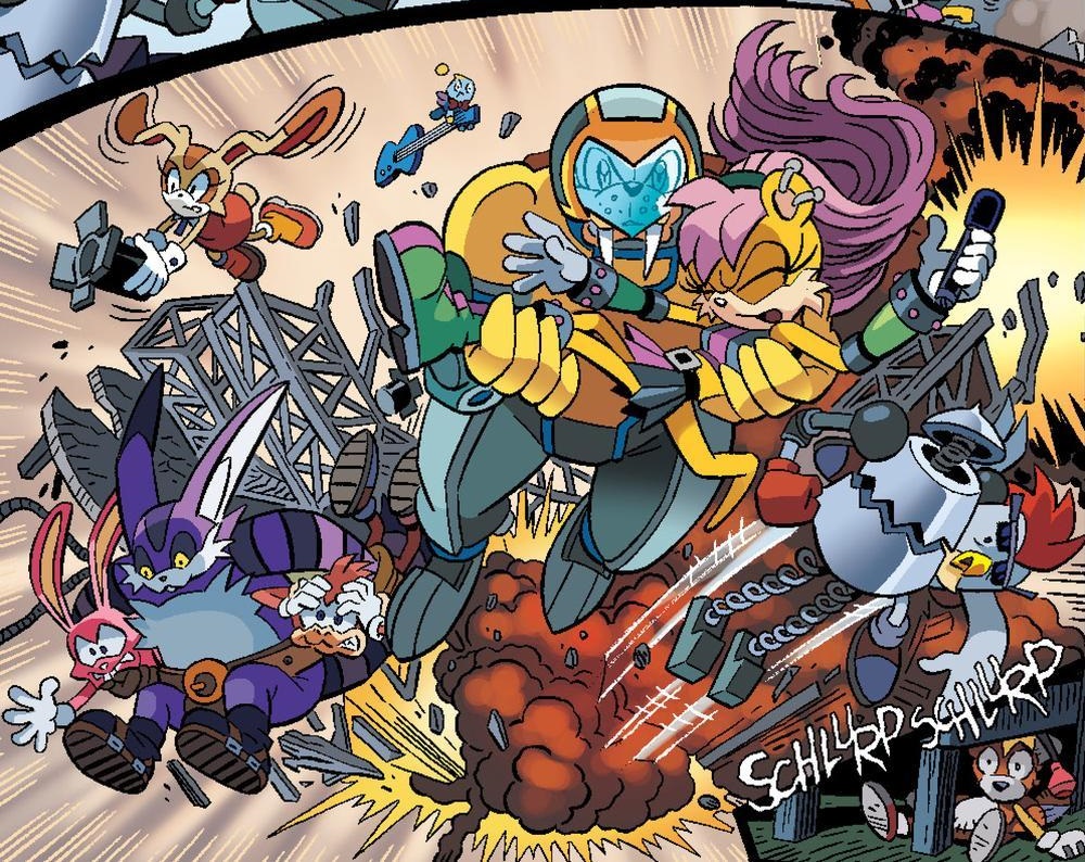 Hedgehogs Can't Swim: Sonic the Hedgehog: Issue 241