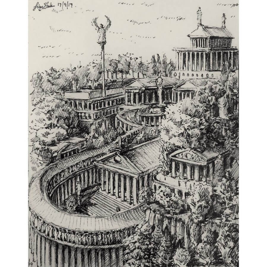 Fantasy Greek Temple