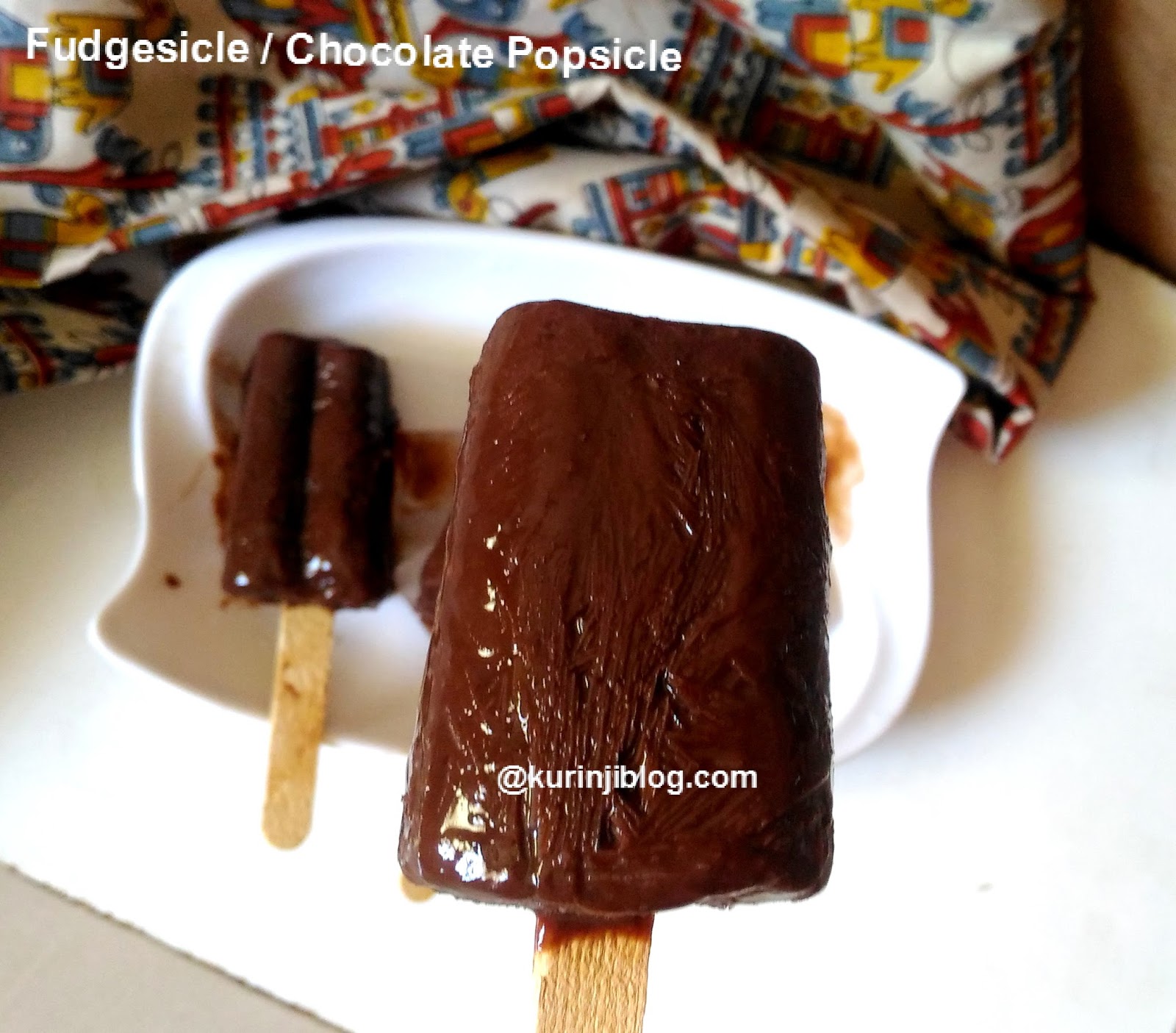 Fudgesicle (Chocolate Popsicle) Recipe | Homemade Popsicle Recipes ...