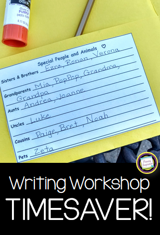 Primary Inspiration: Writing Folder Freebie