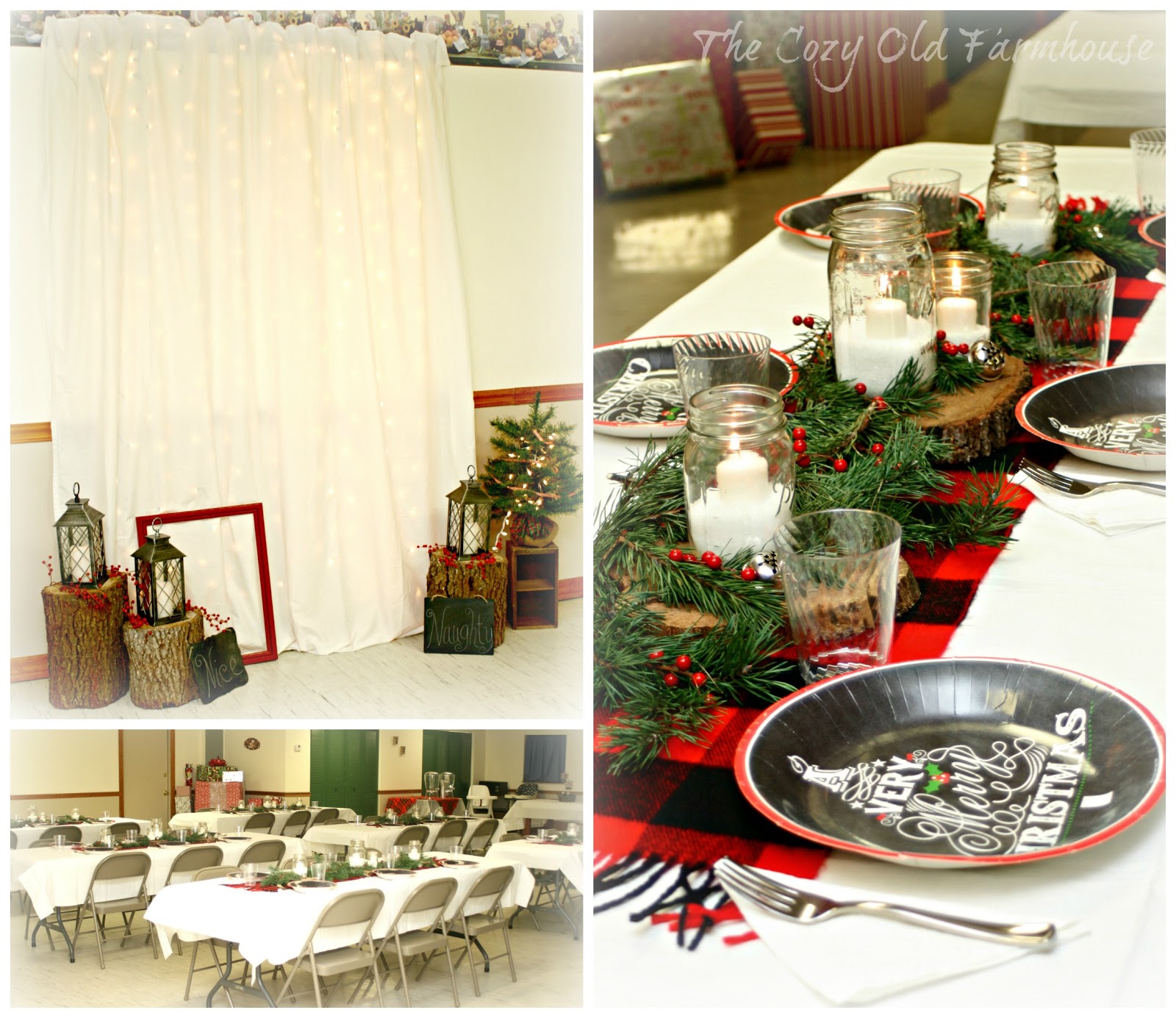 The Cozy Old "Farmhouse": A Rustic Themed Christmas Banquet