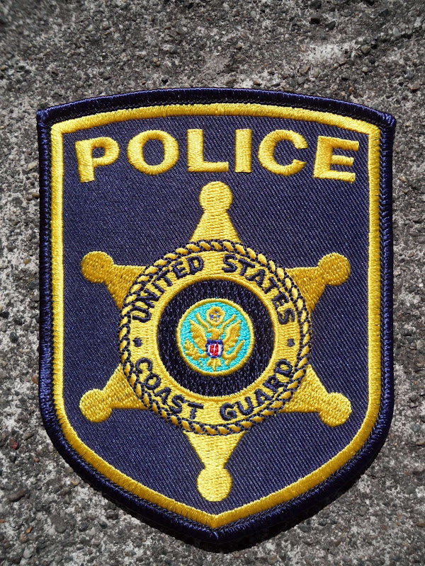 Four Bees: United States Coast Guard Police Patch, USCG Police