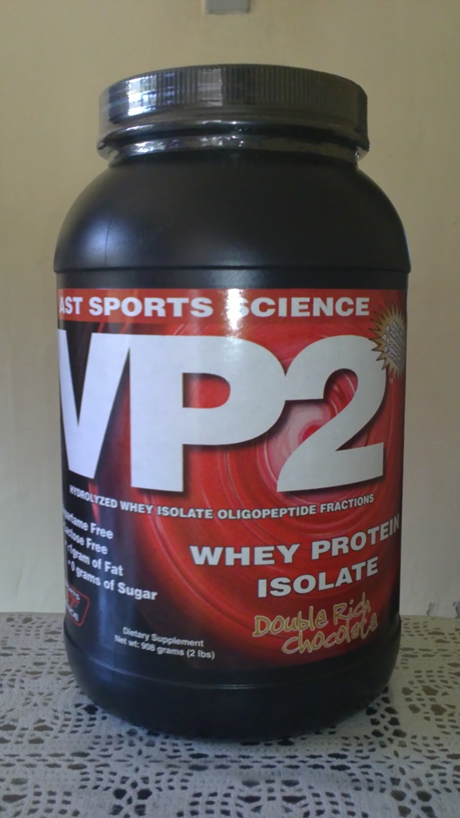EMANUEL SUPLEMENTOS: VP2 Whey Protein Isolado (908g) - AST Sports